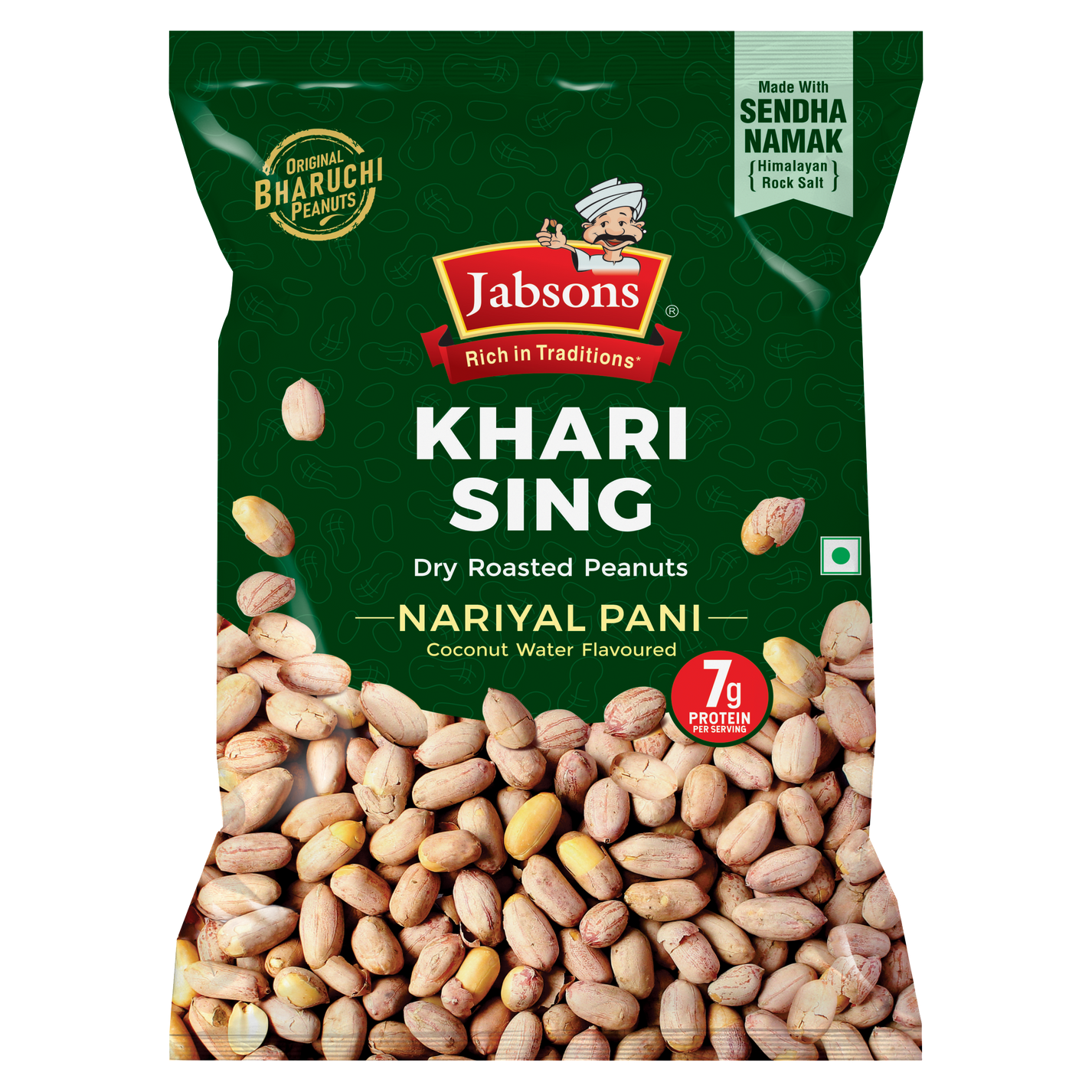 Jabsons Coconut Water Khari Sing Roasted Peanuts